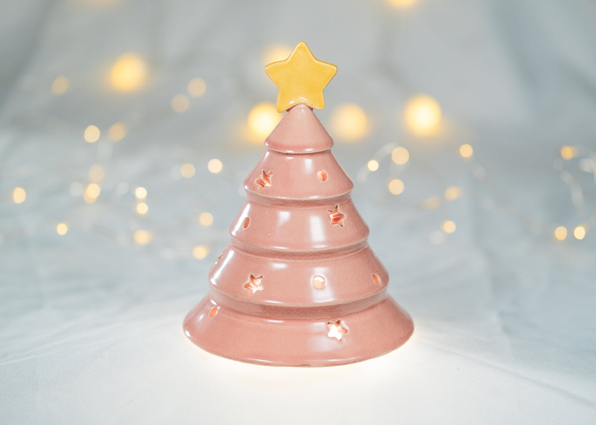 Hand thrown Tree - Pink - large – Kat Cave Studio